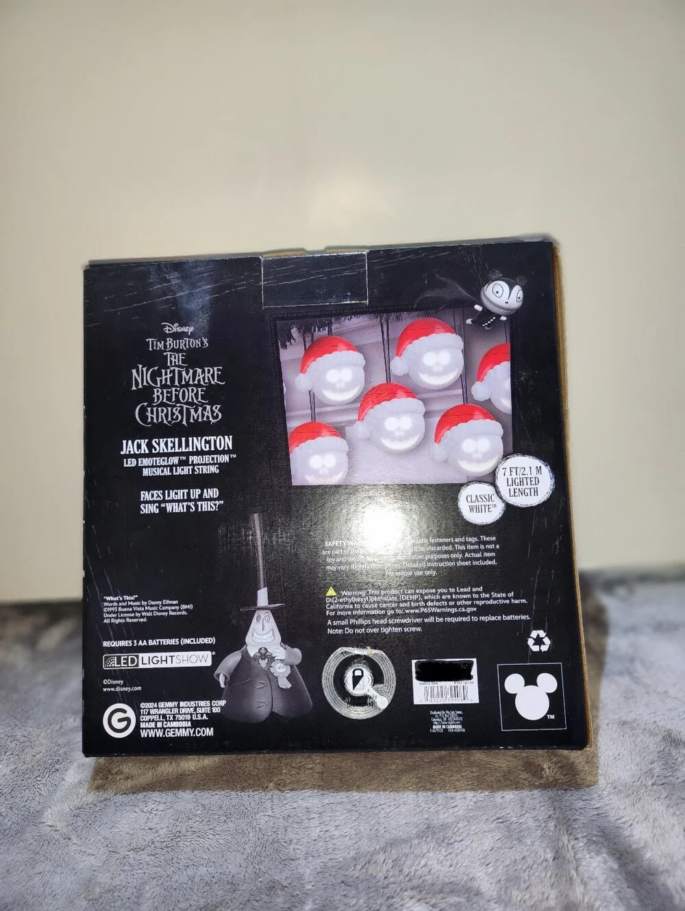 Gemmy | Holiday | Jack Skellington Led Emoteglow Projection Musical ...